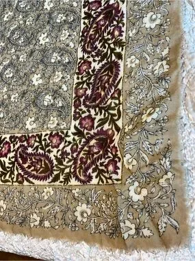 Club 7 | Accessories | Vintage Club 7 Echo Wool Scarf 32 Square | Poshmark